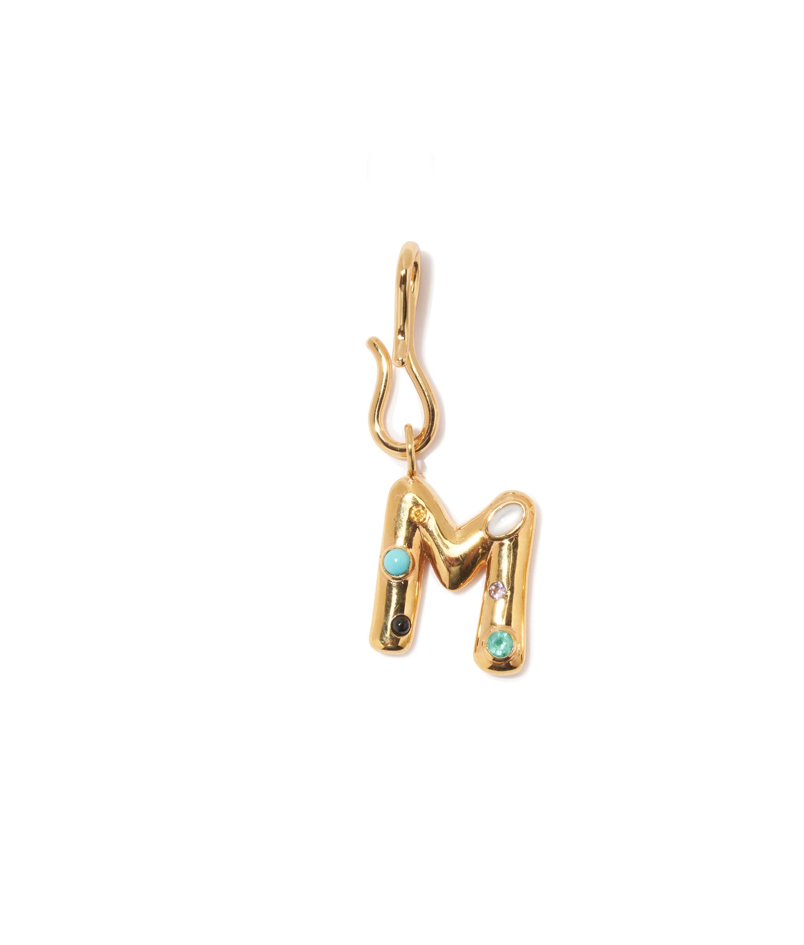Confetti Letter "M” Mood Charm | Lizzie Fortunato